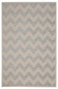 Koberec  Modern Chevron wool/ ice blue 160x230 cm