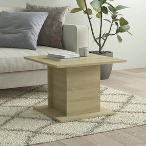 Konferenční stolek dub sonoma 55,5 x 55,5 x 40 cm dřevotříska - Default Title