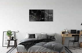 akrylový obraz Tryskání vodní kapky 100x50 cm