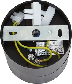 Moderní přisazené bodové svítidlo černé GU10 50mm naklápěcí - Echo