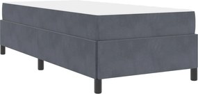 Rám postele Tmavě šedá 90 x 190 cm textil 3399031