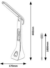 Rabalux 74041 stolní LED lampa Amato