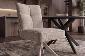 Designová otočná židle Narayan taupe