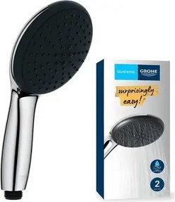 Grohe Vitalio Start 110 chrom / Sprchová hlavice / 2 proudy Rain, Jet