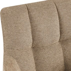Sada 2 jídelních židlí Jonah látka – světle hnědá