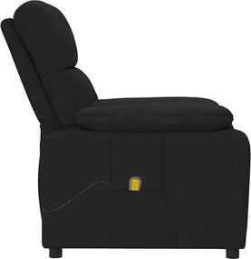 Masážní křeslo černé textil 289674