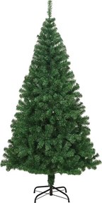 Umělý vánoční stromeček Zelená 210 cm PVC, ocel a plast 3396923