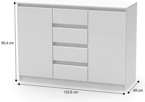 Komoda HANY NEW 010, bílá