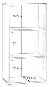Knihovna URAN dub artisan