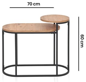 Příruční stolek Lennox (Černá). 1073030