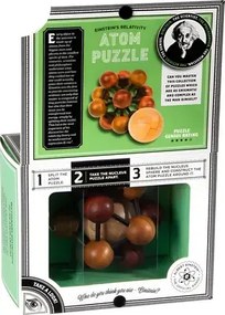 PROFESSOR PUZZLE Dřevěný hlavolam Atom / The Einstein Collection / Obt