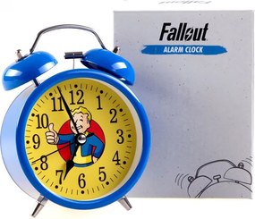 DEVplus Budík Fallout - Vault Boy Modrá/Žlutá