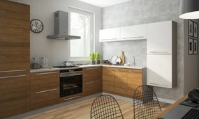 EXTOM Skříňka dolní rohová MALMO D13 U Korpus:: GREY, Dvířka:: permbroke