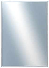 DANTIK - Zarámované zrcadlo - rozměr s rámem cca 50x70 cm z lišty Hliník stříbrná drás|P269-218 (7269218)