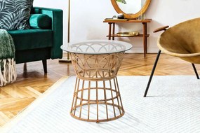 Designový konferenční stolek Gennipha 50 cm hnědý