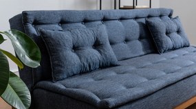 Atelier del Sofa 3-místná pohovka Fuoco - Dark Blue, Tmavá Modrá