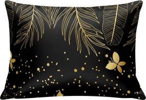 Povlak na polštář z mikrovlákna VISATA 50x70 cm, černý