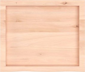 Koupelnová deska 60x50x(2-4) cm neošetřené masivní dřevo 3156012