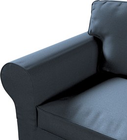 Potah na pohovku IKEA Ektorp 2-místná rozkládací  NOVÝ MODEL 2012 barva modrá látka pletený vzor