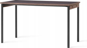 Audo Co Desk Psací stůl 140x70 cm Nohy černé Laminátová deska Terra