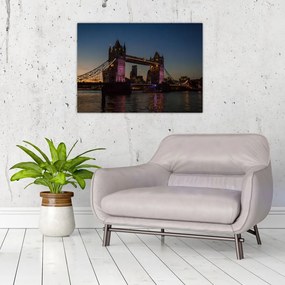 Skleněný obraz - Tower bridge (70x50 cm)