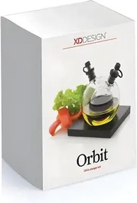XD Design Orbit / Dochucovací set na olej a ocet / Foukané sklo / Dřev