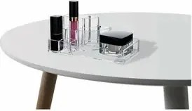 Compactor Organizer na kosmetiku a Make-up - 8 přihrádek čirý plast