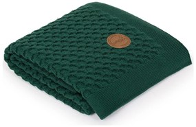 CEBA Deka pletená v dárkovém balení 90x90 Vlny Emerald