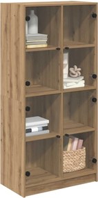 Vysoký bufet Artisanový dub 68 x 37 x 142 cm Kompozitní dřevo 3402630