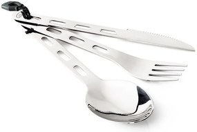 Kempingové nádobí gsi outdoors stainless 3 pc. ring cutlery