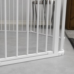 PawHut ohrádka pro štěňata, výška 90 cm, zábrana, 8 panelů, skládací, volný výběh pro psy