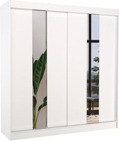 ADRK Furniture Posuvná skříň s zrcadlem BALTON 200 ADRK-SW-BAL-W-200