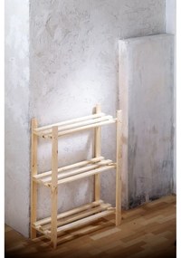 Regál z borovicového dřeva v přírodní barvě 75x80 cm – Bonami Essentials