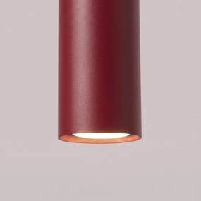Sollux Lighting Závěsné svítidlo LAGOS 3L bordó
