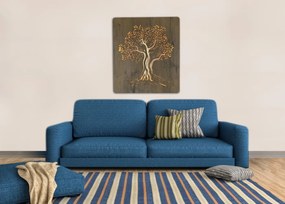 Li-Go "Olivovník" světelný obraz 230V 70x80 cm provedení povrchu: dub světlý