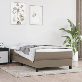 vidaXL Box spring postel s matrací 80 x 200 cm textil [3144033] Barva: Tmavě šedá