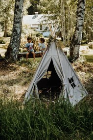Vigvam design Venkovní Teepee Wild Child, Sand - ČTVERCOVÉ BEZ DOPLŇKŮ