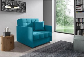Eka Pohovka AMERYKANKA 169, 90 cm Barva látky: Světle modrá (Kronos 13)