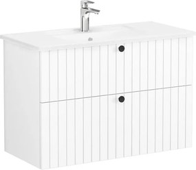 VitrA Root koupelnová skříňka s umyvadlem 100x67x46 cm bílá mat ROOTG100WINTS