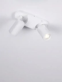 Minimalistické bodové svítidlo Esto 2 Bílá