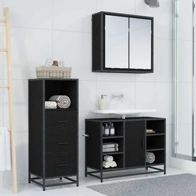 Sada koupelnového nábytku 3 ks Staré dřevo 35 x 37,5 x 166 cm 3402491