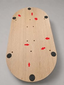 Jídelní stůl s deskou v dubovém dekoru 95x180 cm Nola - II. jakost – Unique Furniture