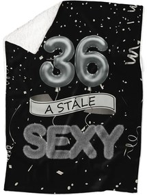 Deka Stále sexy – Černá (věk: 36, Podšití beránkem: ANO)