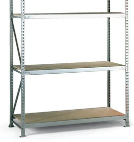 Policový regál, nosnost 600 kg, 2500 x 2200 x 650 mm, základní