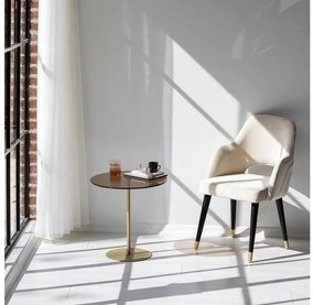 Asir | Odkládací stolek CHILL 50x50 cm zlatá/bronzová | AS1582