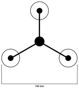 Jupiter 1175 - XS3 - Závěsné svítidlo XSARA 3xE27/60W/230V