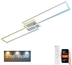 Brilo Brilo - LED Stmívatelný přisazený lustr FRAME 2xLED/20W/230V Wi-Fi Tuya + DO BL1288