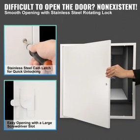 Přístupový panel pro sádrokartonové desky a stropy, 24 × 61 cm