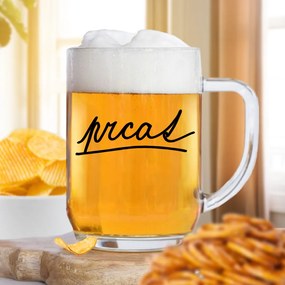 Čirá sklenice na pivo 500ml - Prcat