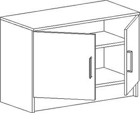 VerDesign MÁŠE SET 2 předsíňová sestava, dub Artisan / bílá